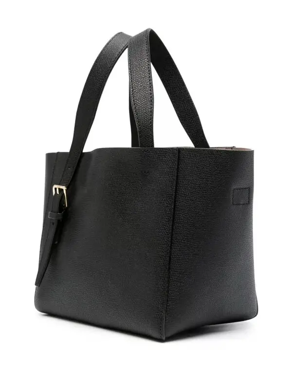 VALEXTRA Soft Bucket Micro Leather Tote Bag