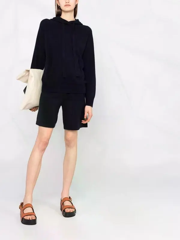 P.a.r.o.s.h Knitted Drawstring Waist Shorts - Blue