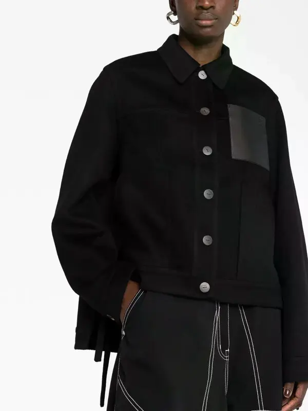 Loewe Anagram Debossed Shirt Jacket