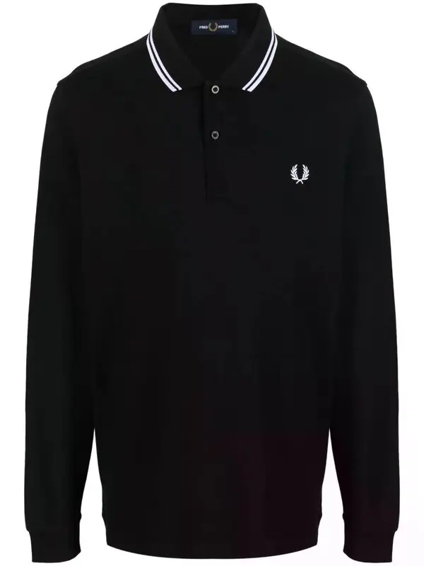 Fred Perry Logo-embroidered Cotton Polo Shirt