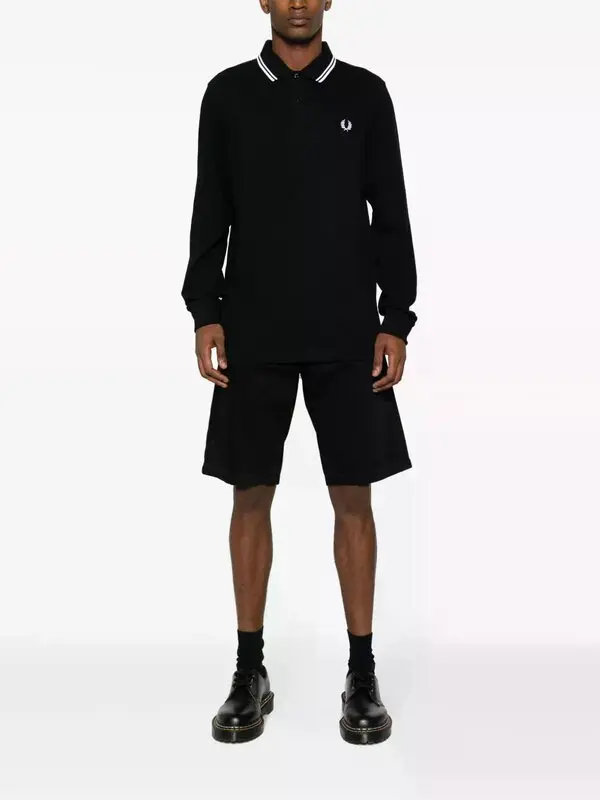 Fred Perry Logo-embroidered Cotton Polo Shirt