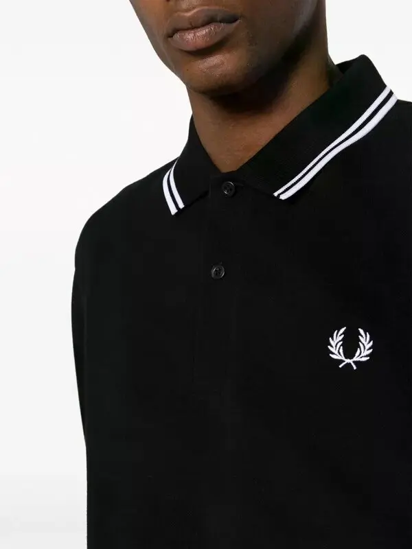Fred Perry Logo-embroidered Cotton Polo Shirt