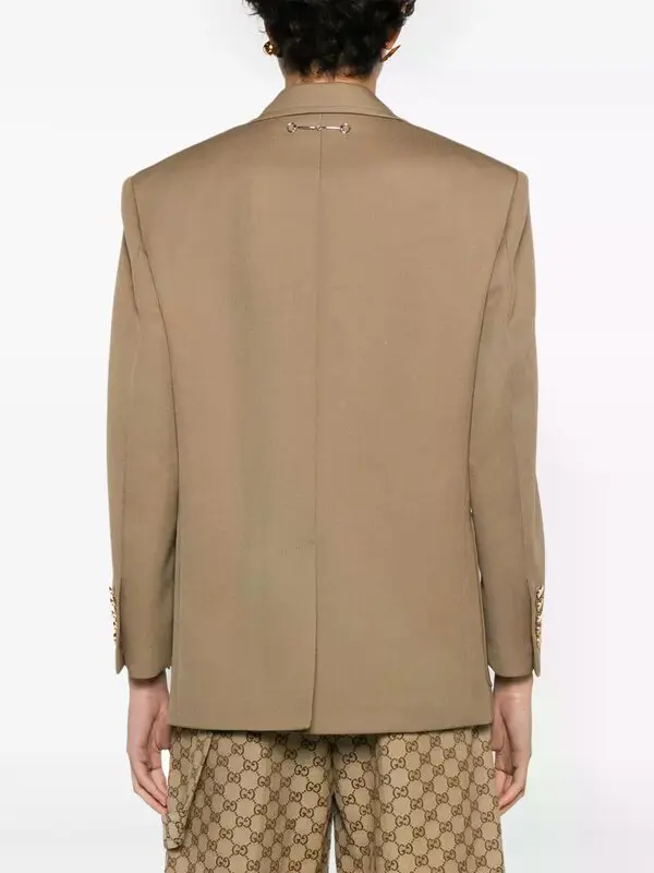 Gucci Horsebit-detail Single-breasted Blazer