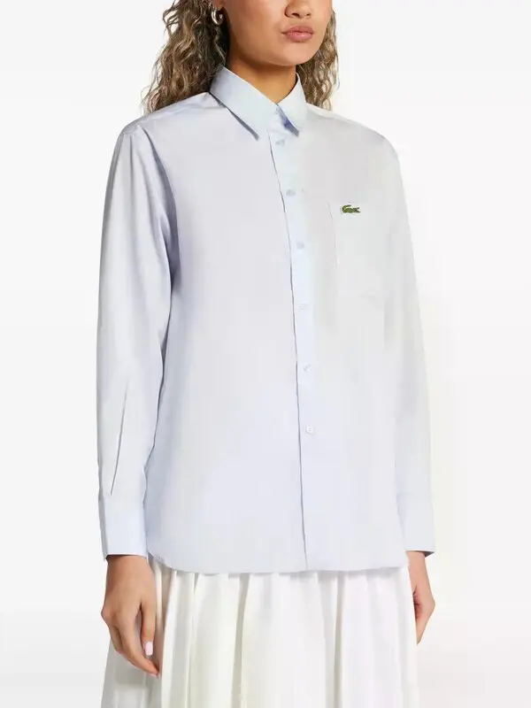 Lacoste Logo-appliqué Cotton Shirt