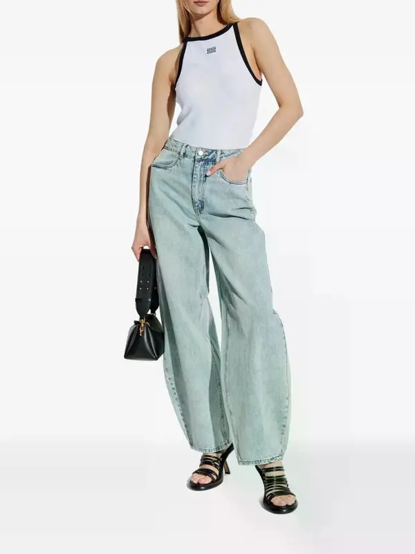 GESTUZ Logo-patch Jeans