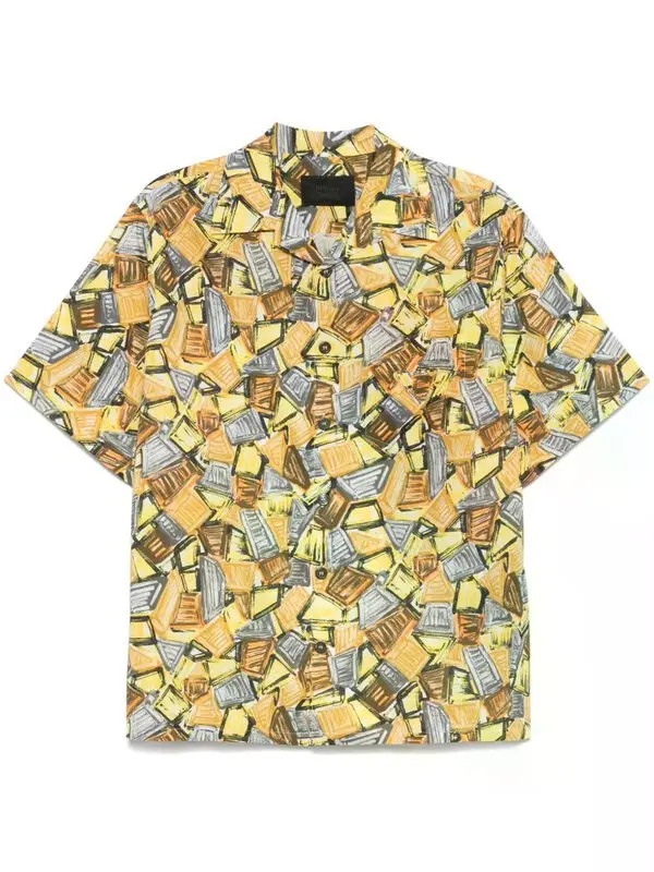 Prada Illustration-print Shirt