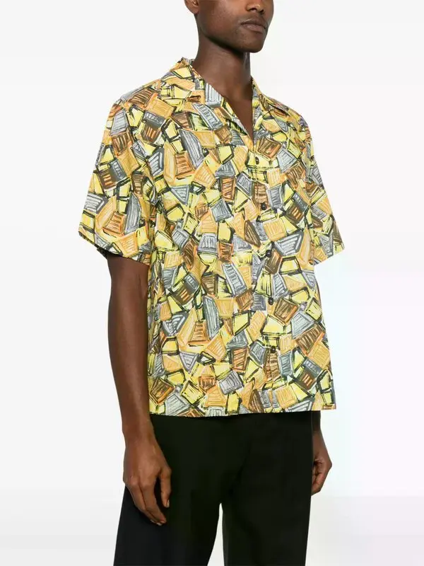 Prada Illustration-print Shirt