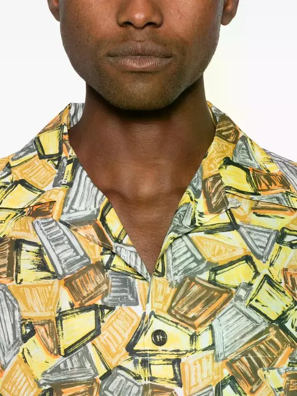 Prada Illustration-print Shirt