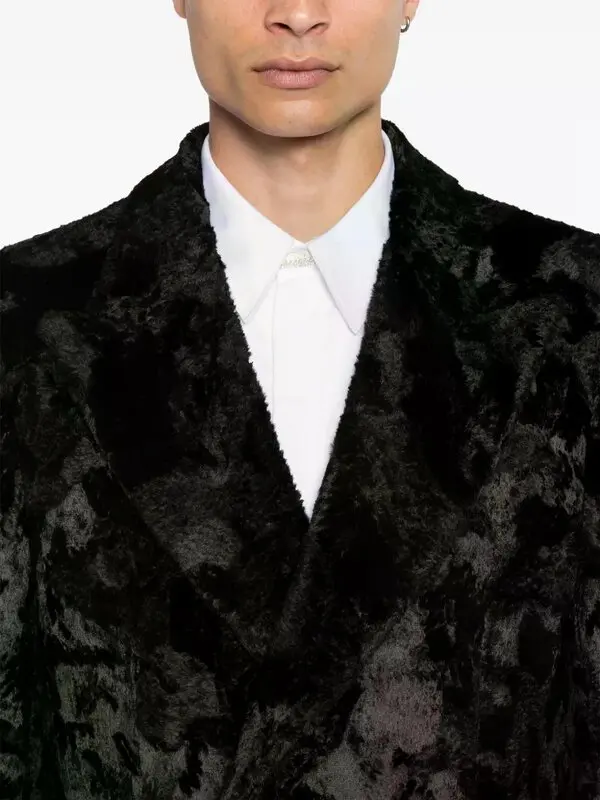 MAISON MARGIELA Patterned Jacquard Coat