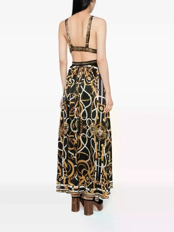 Camilla Cut-out Silk Dress
