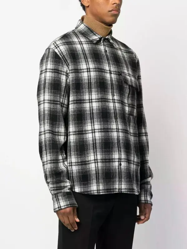 Dsquared2 Plaid-check Shirt Jacket