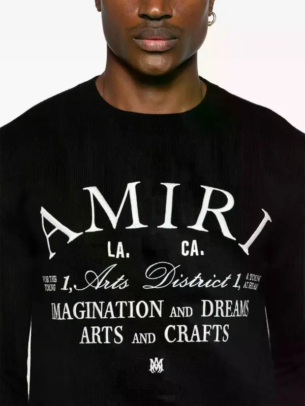 Amiri Arts District Cotton Sweater