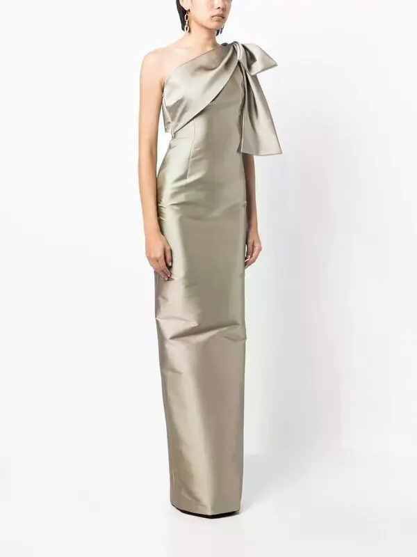 Sachin & Babi Bonnie Bow-detailing Gown - Brown
