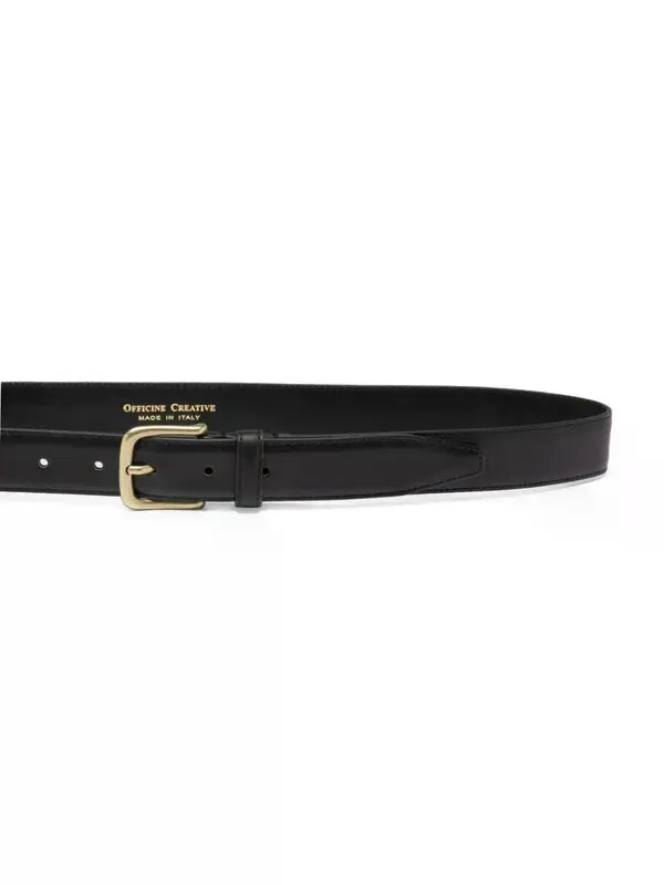 Officine Creative Leather Belt - Black