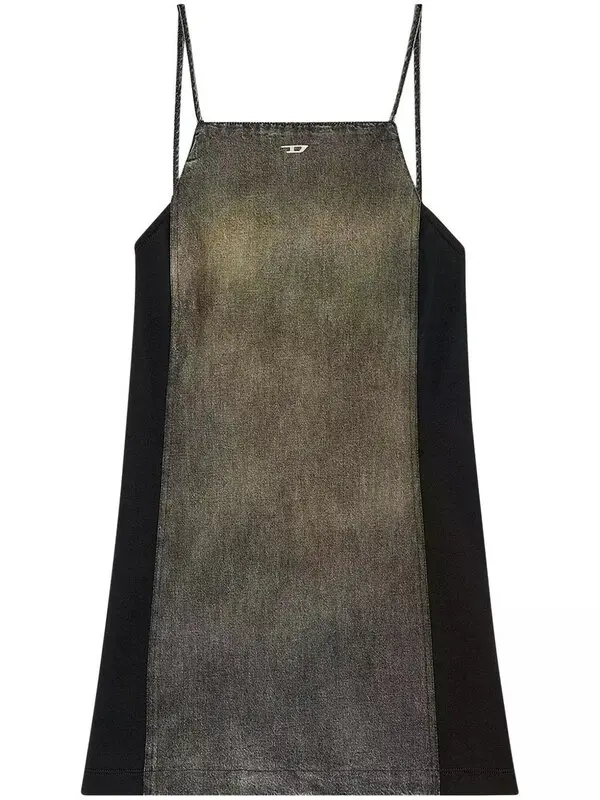 DIESEL® Denim A-line Dress - Black