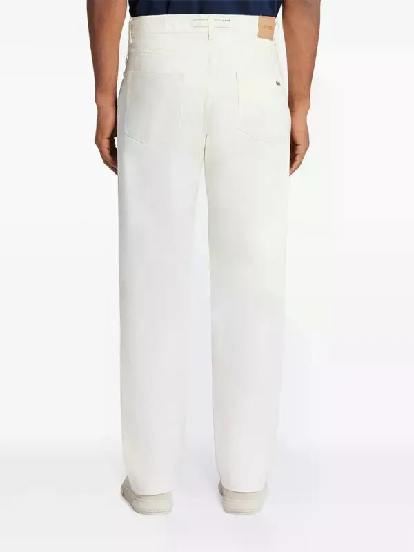 Lacoste Mid-rise Straight-leg Jeans