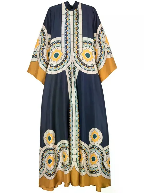 La DoubleJ Magnifico Maxi Dress - Blue