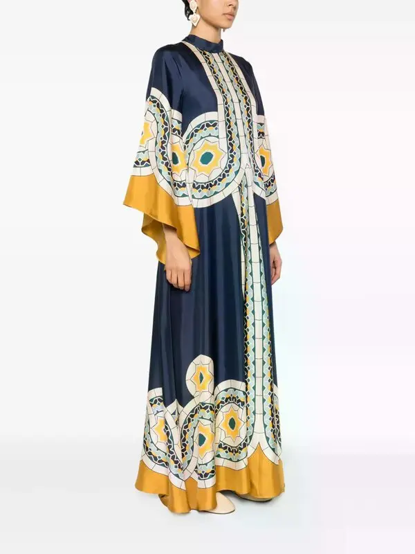 La DoubleJ Magnifico Maxi Dress - Blue