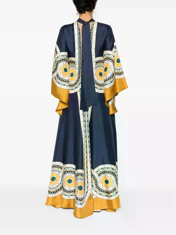 La DoubleJ Magnifico Maxi Dress - Blue
