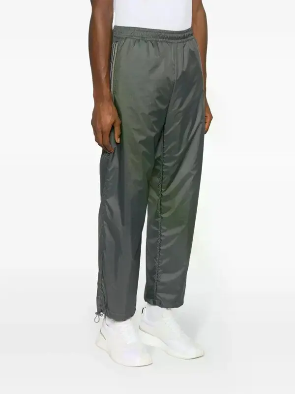 Thom Browne Logo-patch Sheer-ripstop Track Pants - Grey
