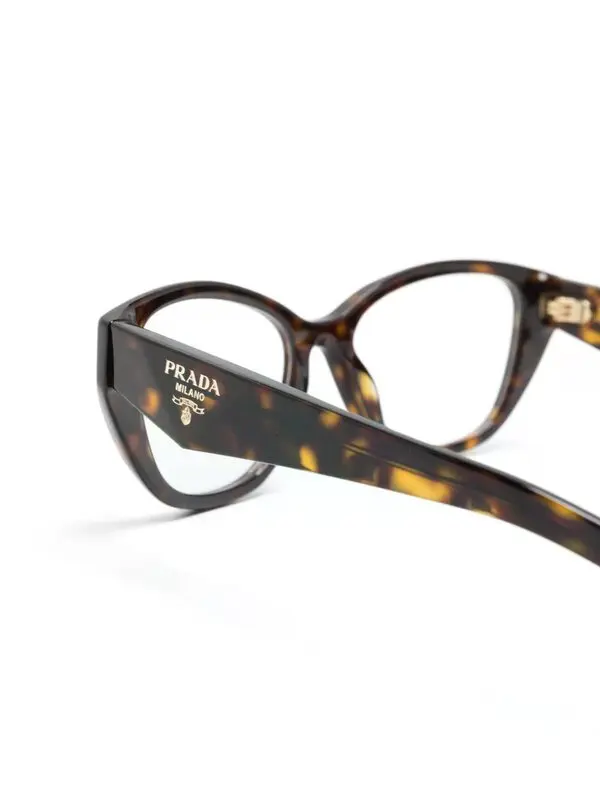 Prada Cat-eye Frame Glasses - Brown