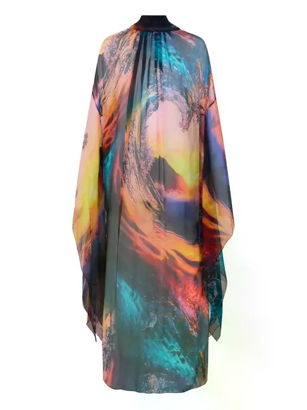 Roberto Cavalli Printed Dress - Blue