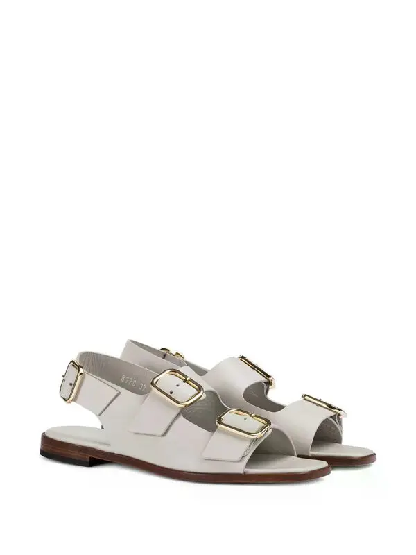 DOUCAL'S Leather Sandals - White