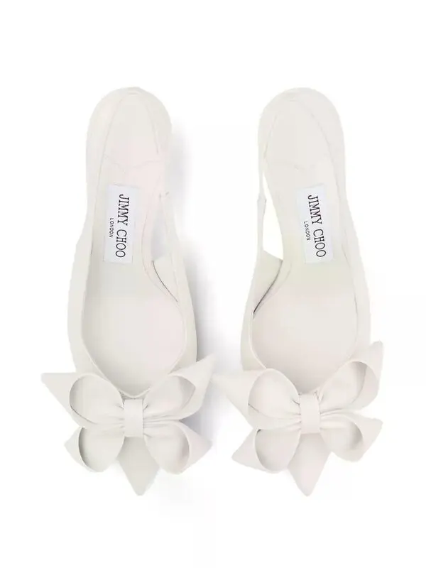 JIMMY CHOO Oversized Bow Slingback Pumps