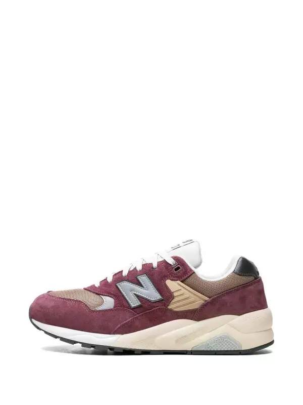 NEW BALANCE 580 Panelled Sneakers - Red