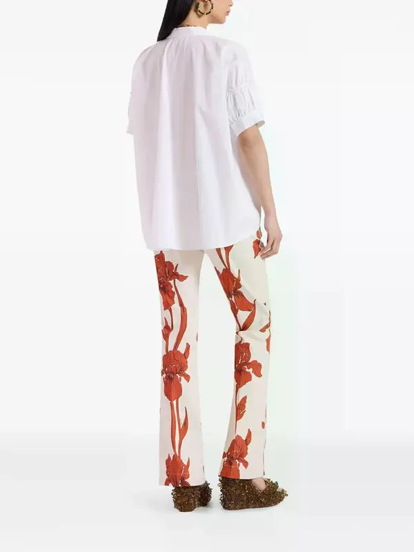 La DoubleJ Floral Tailored Trousers