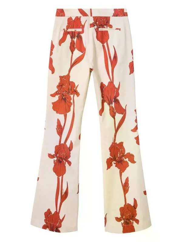 La DoubleJ Floral Tailored Trousers