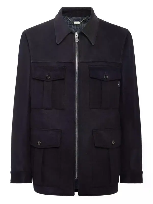 BILLIONAIRE Zip-up Jacket - Blue