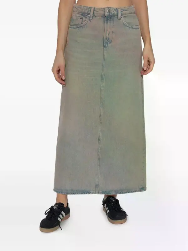 SAMSOE SAMSOE Denim Midi Skirt