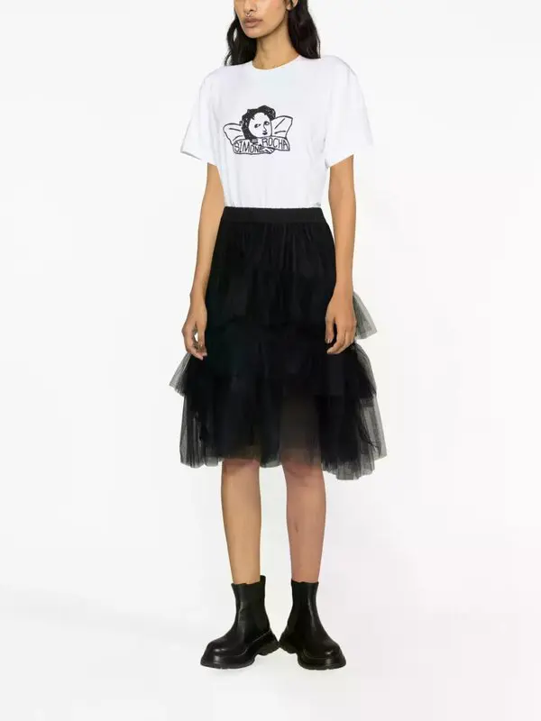 Simone Rocha Tiered Tulle Skirt