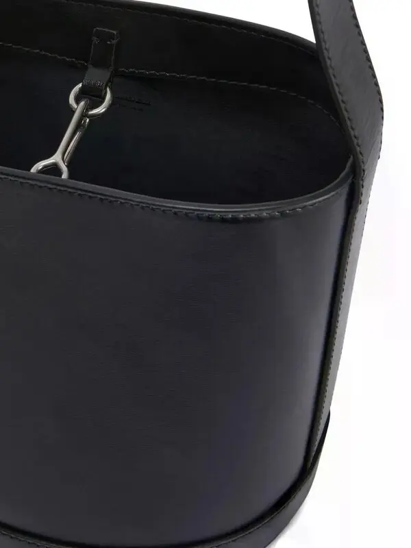 JIL SANDER Cannolo Bucket Bag - Black