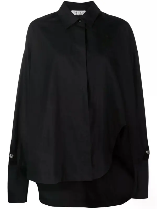 Attico Logo-stud Cotton Shirt