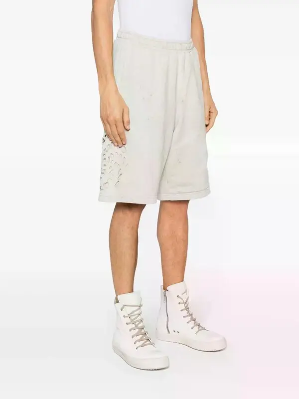 44 LABEL GROUP Trip Distressed Shorts