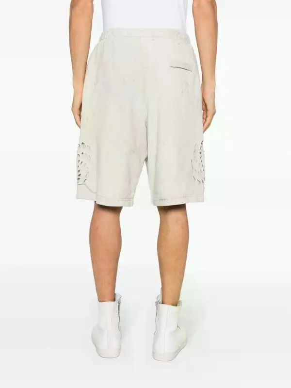 44 LABEL GROUP Trip Distressed Shorts