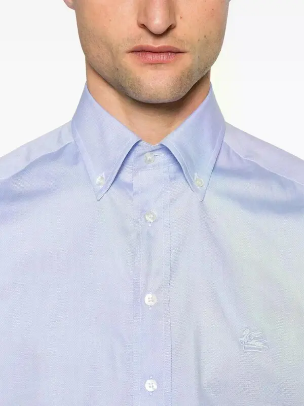 Etro Logo-embroidered Button-down Shirt
