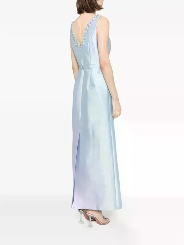 Sachin & Babi Garda Mikado Gown - Blue
