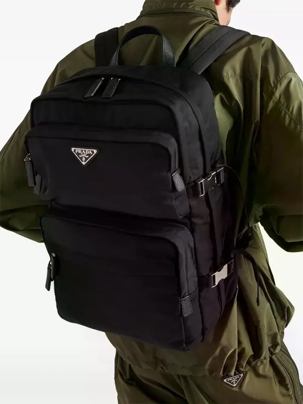 Prada Re-nylon And Saffiano Leather Backpack