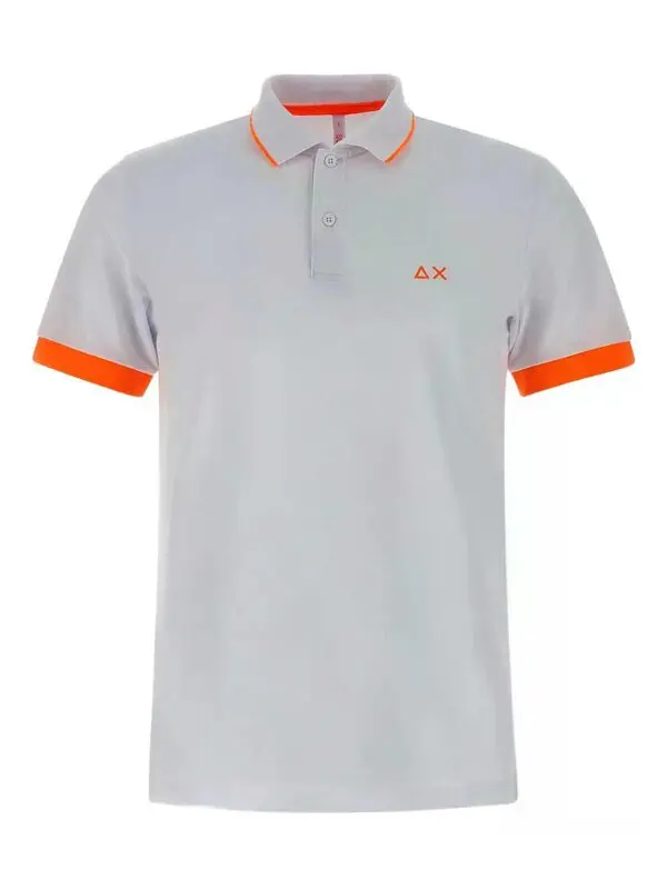 SUN 68 Cotton Polo Shirt - Neutrals