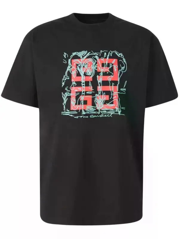 Givenchy Logo-embroidered T-shirt