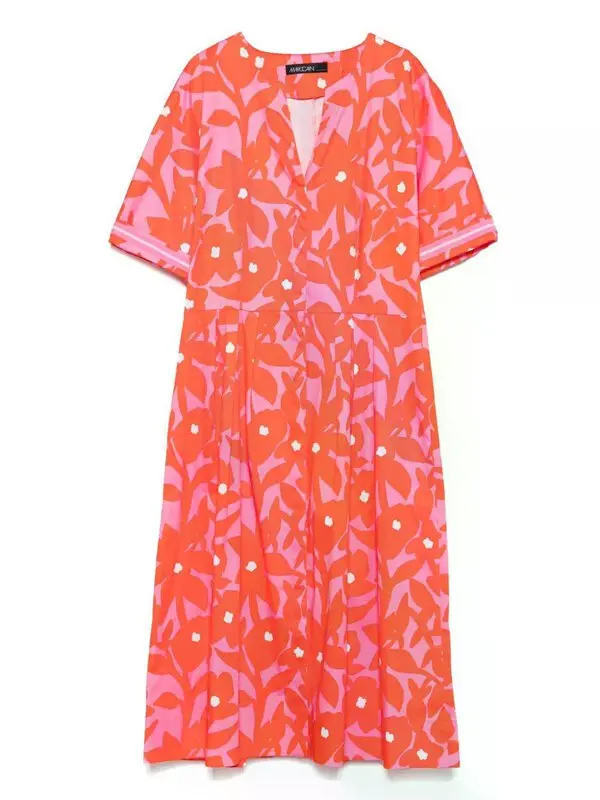 MARCCAIN Floral-print Midi Dress