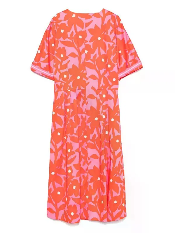 MARCCAIN Floral-print Midi Dress