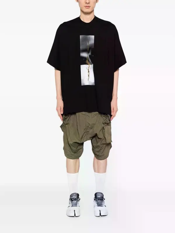 JULIUS Mid-rise Drop-crotch Cargo Shorts