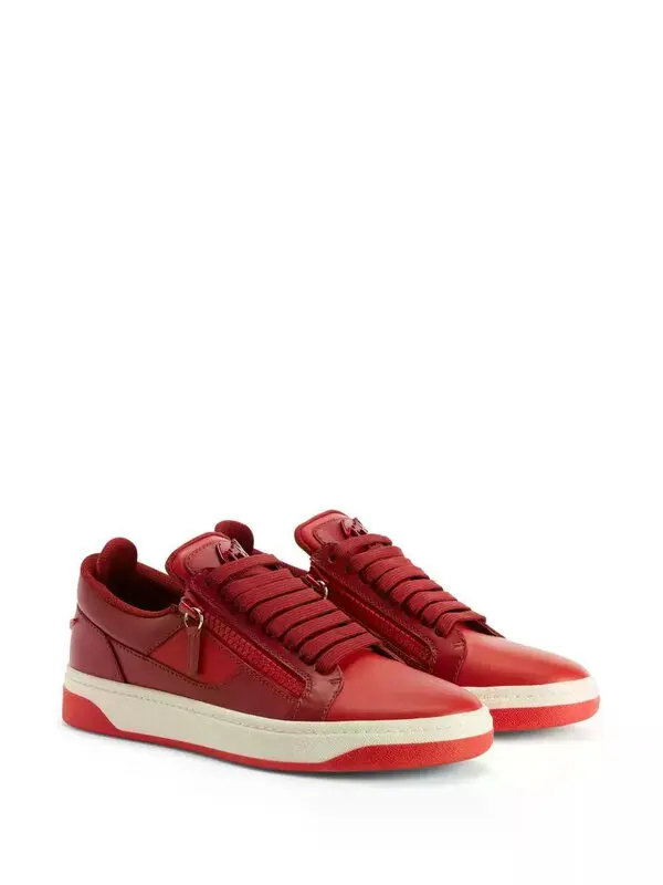GIUSEPPE ZANOTTI Double-zip Low-top Sneakers