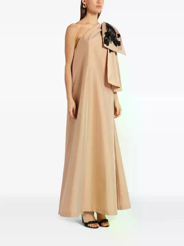 Bernadette Floral-embroidered Maxi Dress