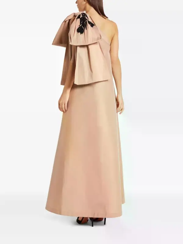 Bernadette Floral-embroidered Maxi Dress