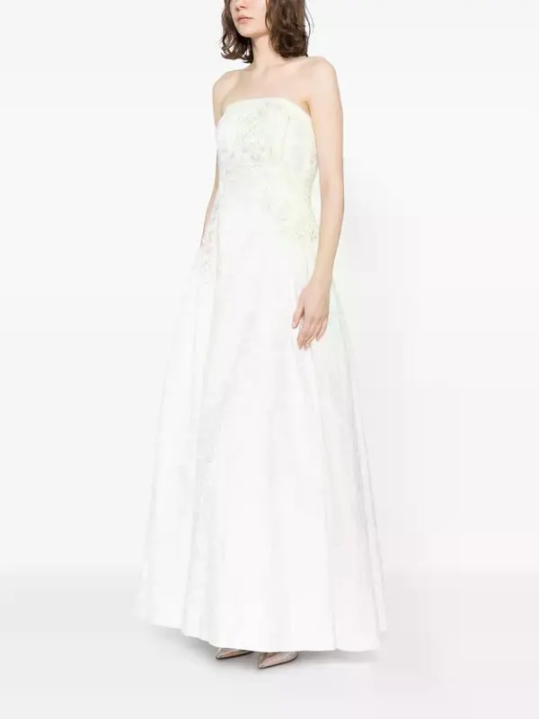 Sachin & Babi Belle Strapless Embroidered Dress